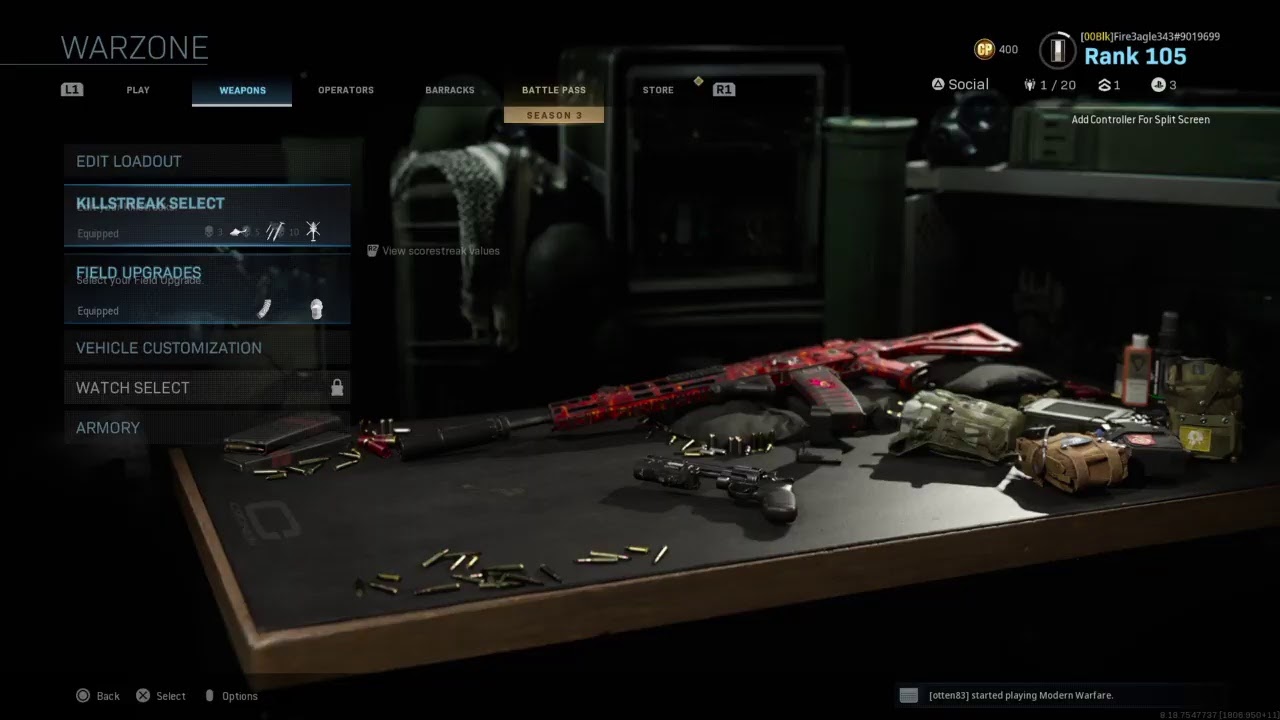 Grinding to obtain all skins for the Grau (Warzone: CoD Battle Royale ...
