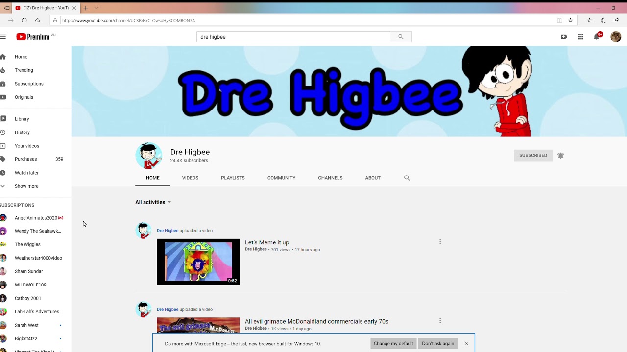 Shoutout #53: Dre Higbee - YouTube