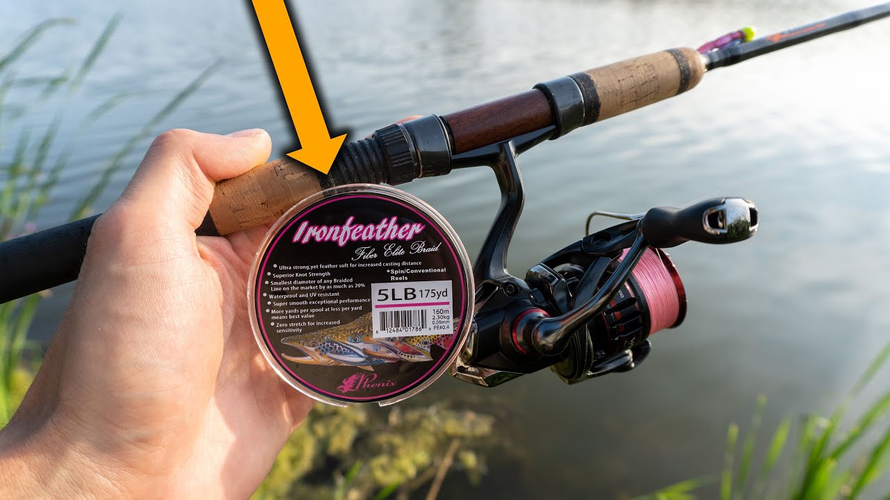Ultralight Fishing With PHENIX IRON FEATHER Braid! - YouTube