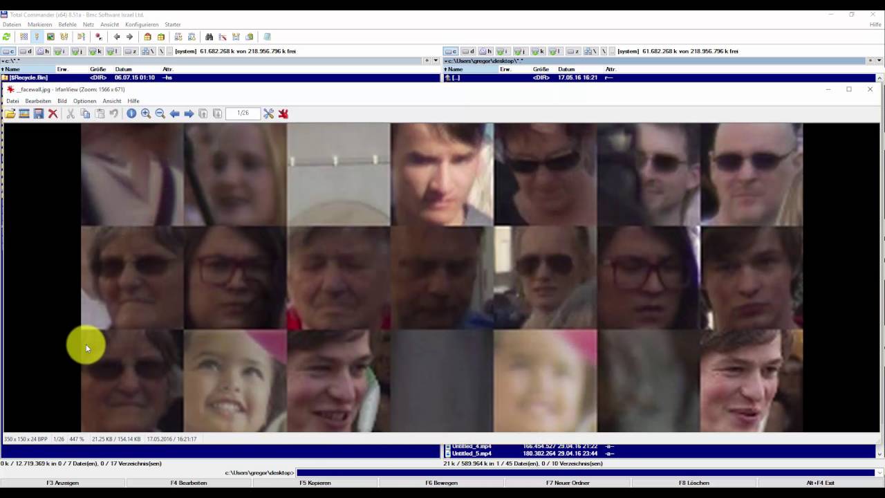 Gesichtserkennung mit IRFANVIEW ( face recognition) - YouTube