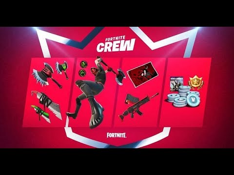NEW Fortnite Crew Bundle Deimos Skin Gameplay | RetroFN - YouTube