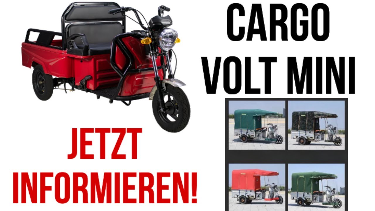 Cargo Volt Mini(Volta VT5 Mini) Elektro Nutzfahrzeug Details - YouTube