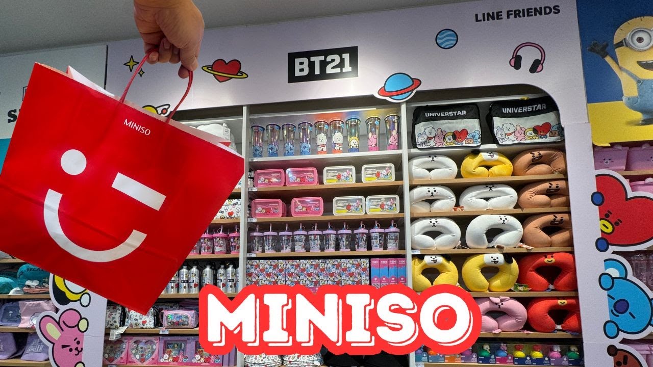 New at MINISO | BT21 | Shop with Me - YouTube
