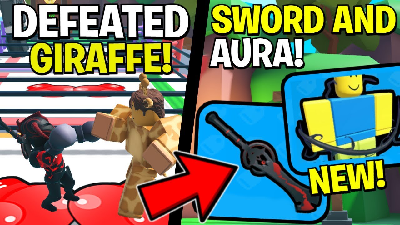 I Got The Warrior Sword & Halloween Aura And Defeated Giraffe! | Roblox ...