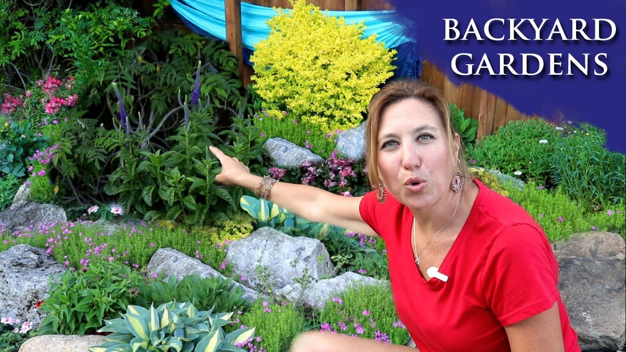 May GARDEN TOUR (Backyard) | Getting caught in the RAIN!! - YouTube