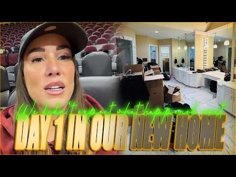 DAY 1 IN OUR NEW HOUSE!