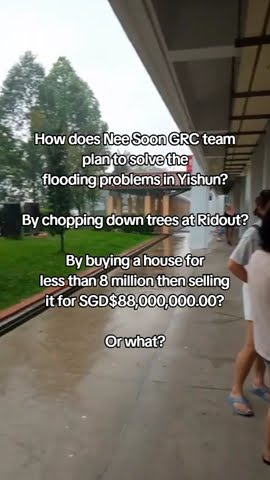 How does Nee Soon GRC team plan to solve the flooding problems in ...