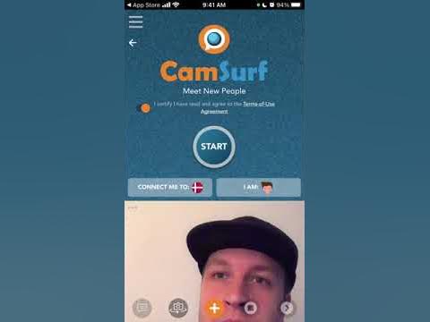 How to start a video chat in CamSurf app? - YouTube