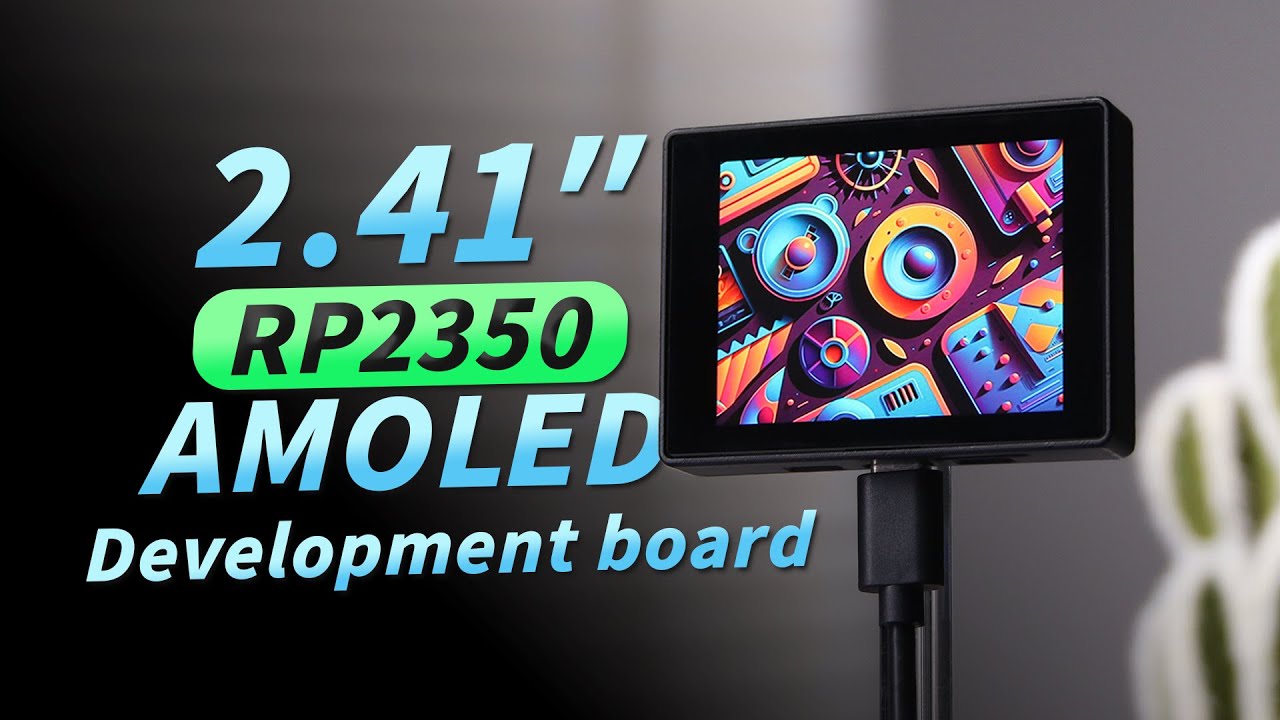 Waveshare 2.41" RP2350 Touch AMOLED Board,Motion Sensing Capabilities# ...