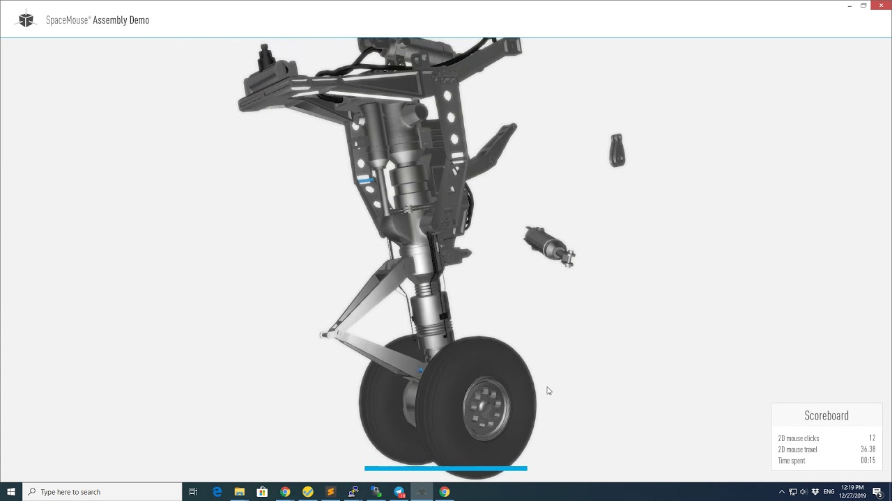 SpaceMouse Assembly Demo, speedrun, 6 parts, 15 seconds - YouTube