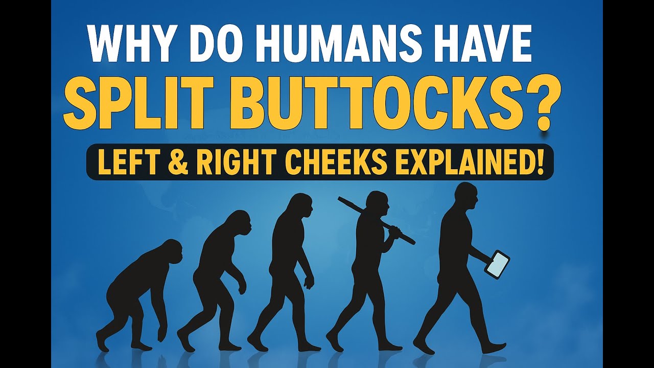 Why Do Humans Have Split Buttocks? 🤔 The Surprising Answer! - YouTube
