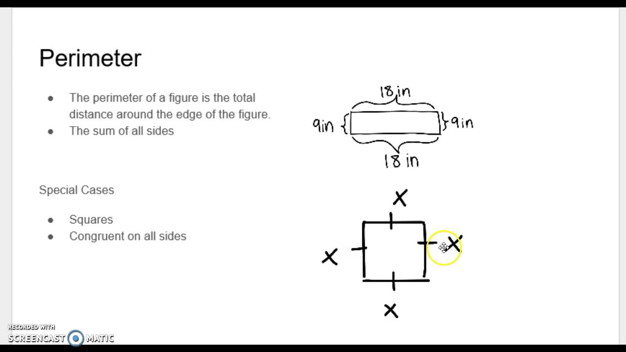 Intro to Perimeter and Area - YouTube
