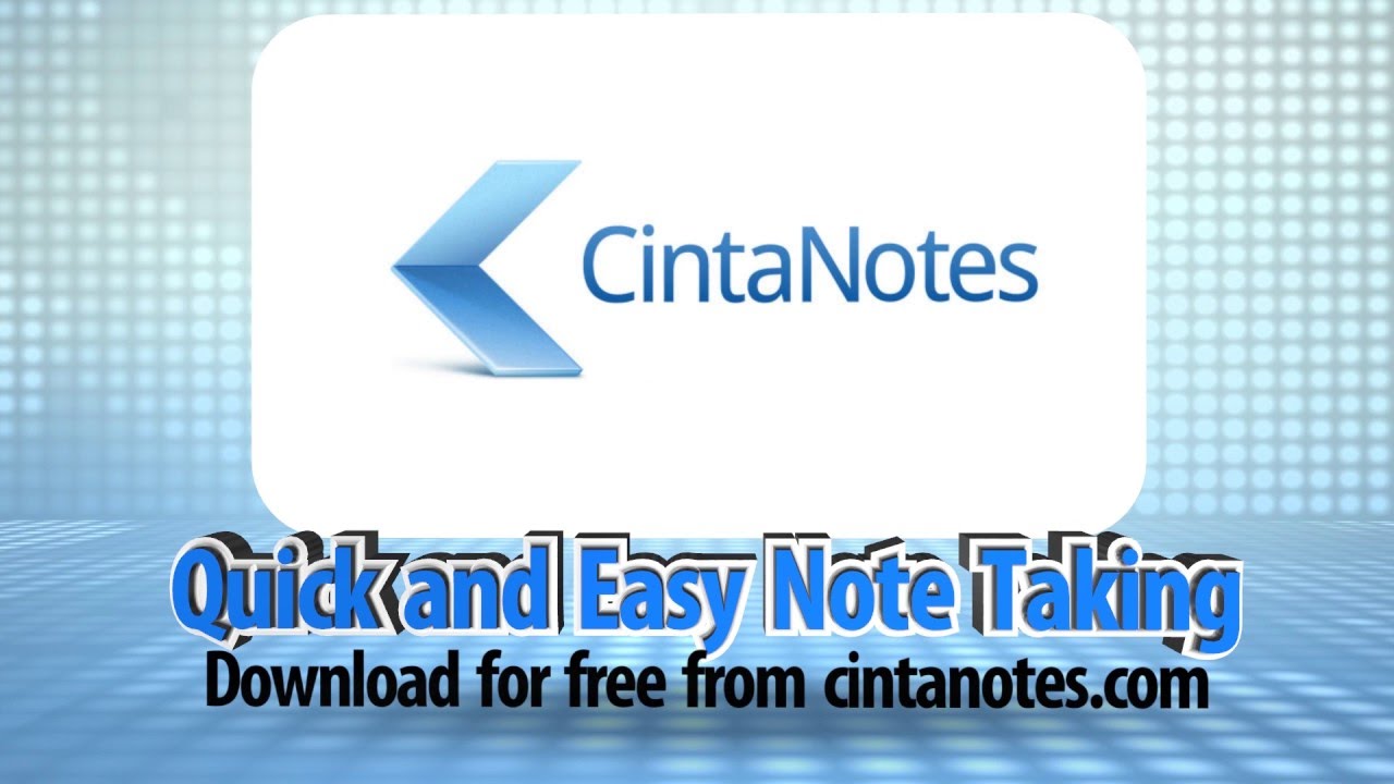 CintaNotes - a Quick and Simple Notes App for Windows - YouTube
