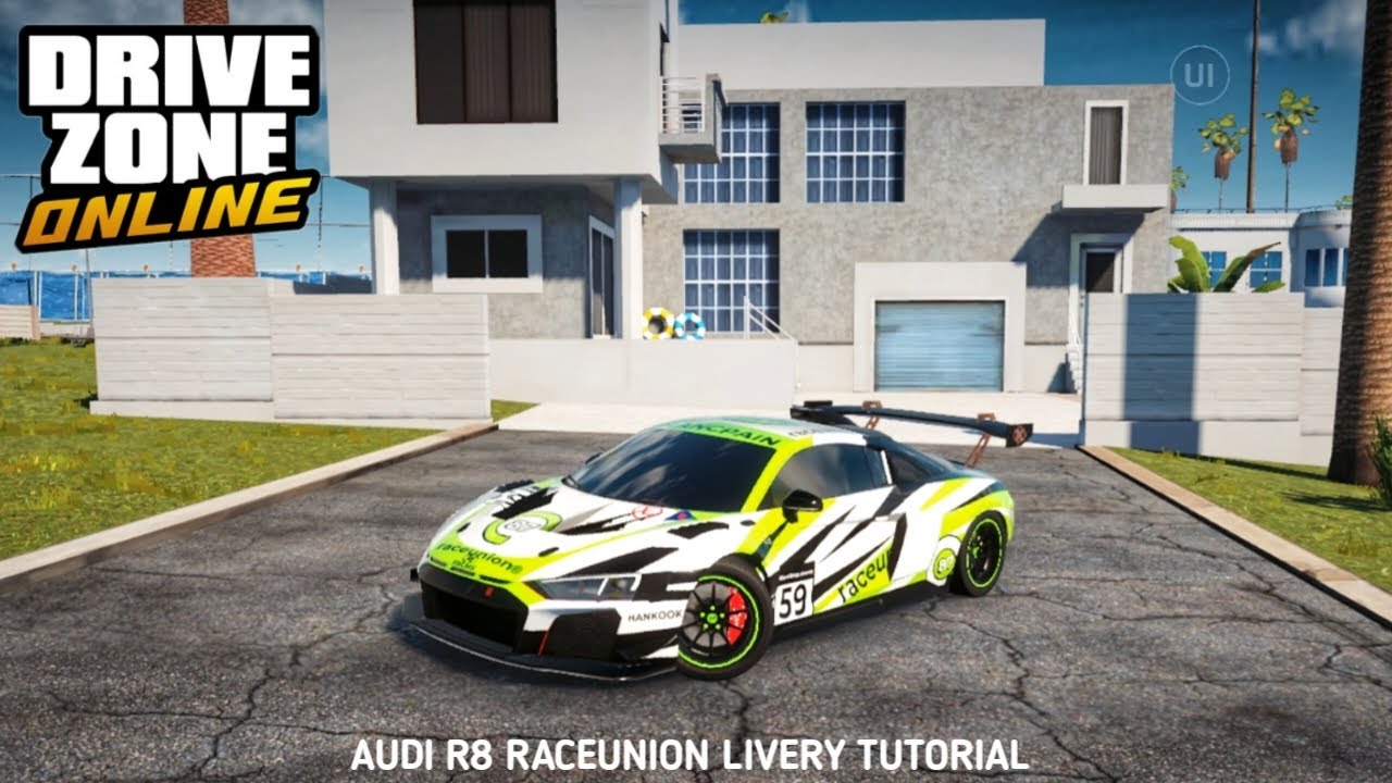 Design RSR (Audi R8) With Raceunion Livery in Drive Zone Online # ...