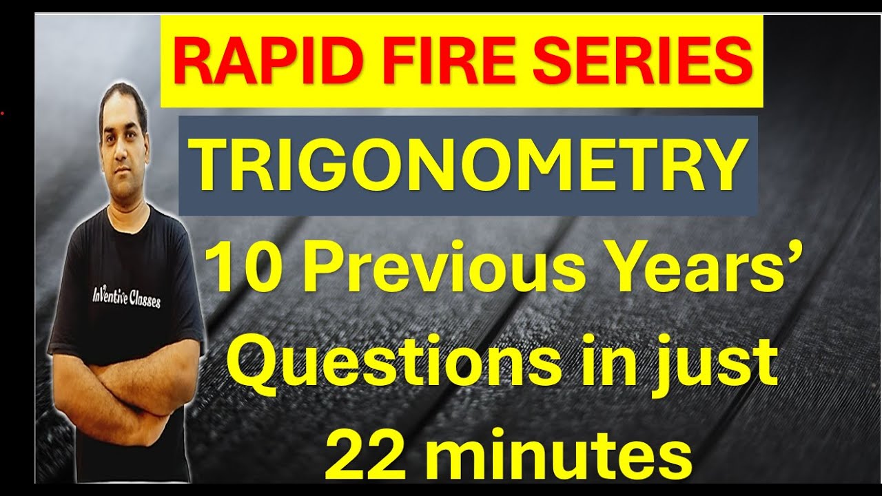 Trigonometry Previous Years Questions Class 10 | Most important ...
