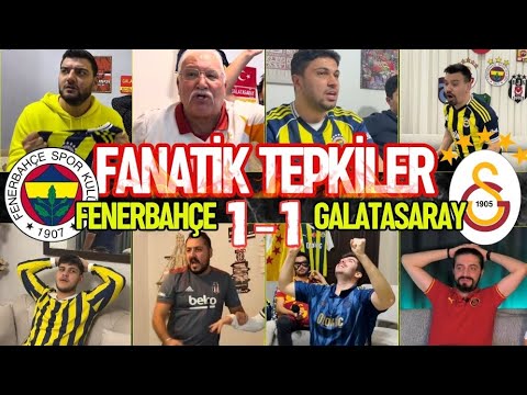 SON DAKİKA CİMBOM YIKILDI 😱 FENERBAHÇE 1-1 GALATASARAY 🔥 NEFES KESEN FANATİK TEPKİLER