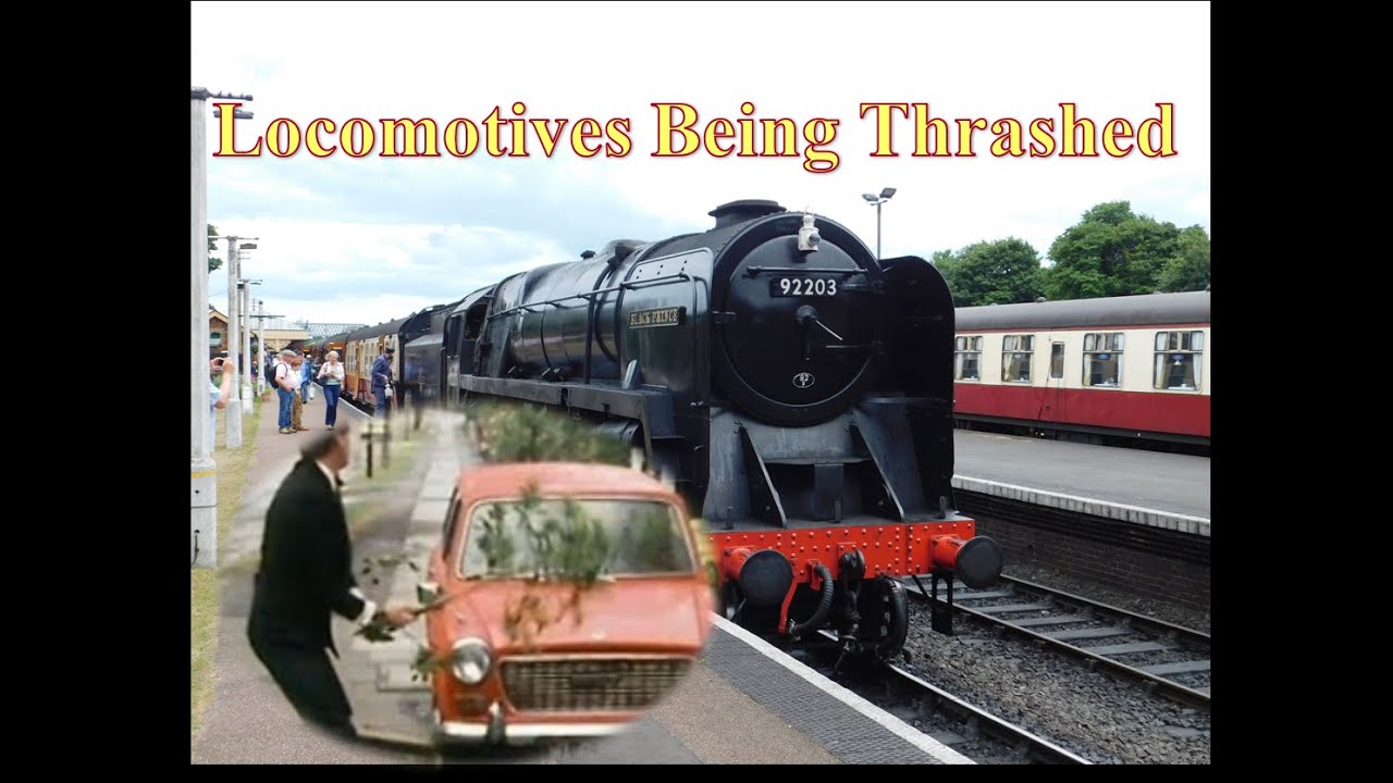 Giving Locomotive's A Damn Good Thrashing Compilation - YouTube