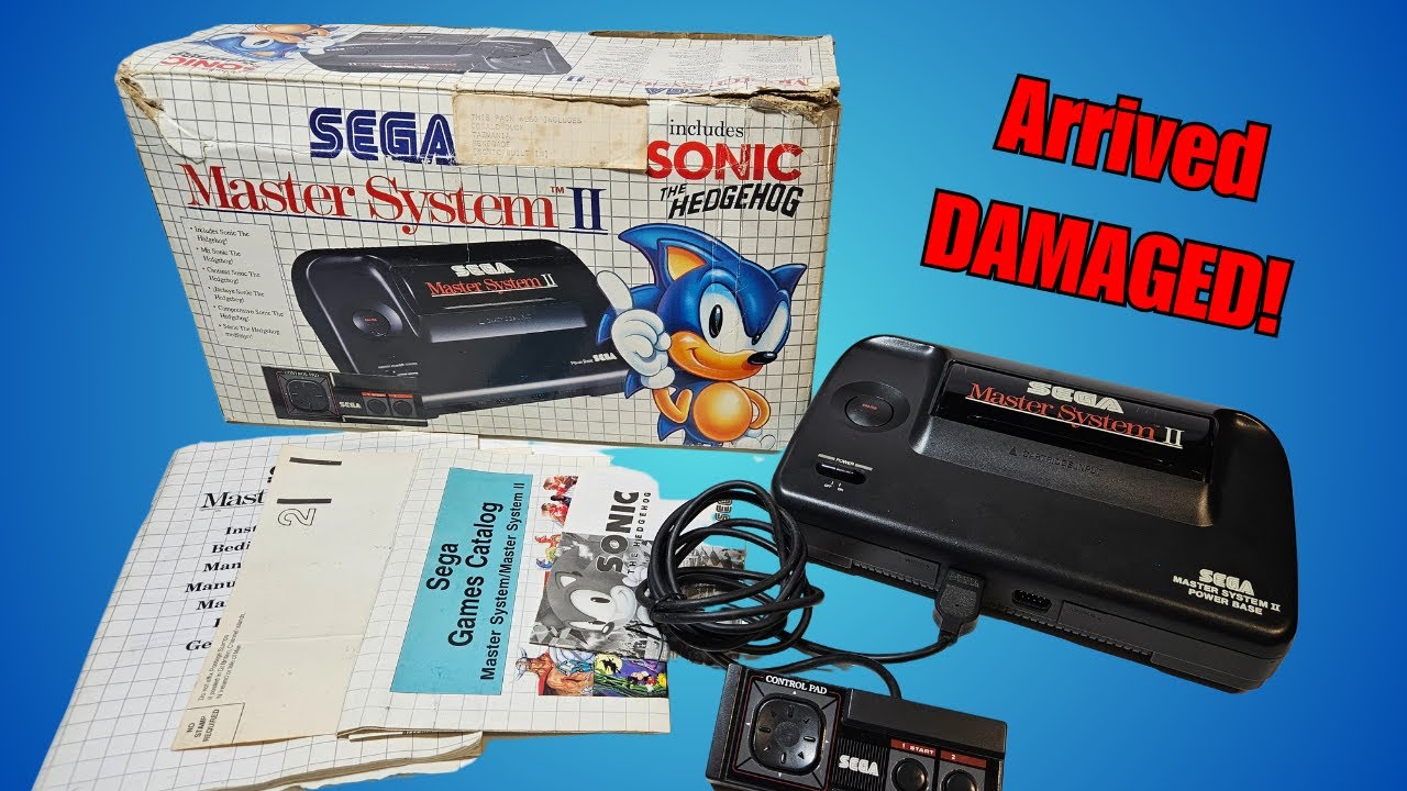 Can I Fix FAULTY Sonic Sega Master System II? - YouTube