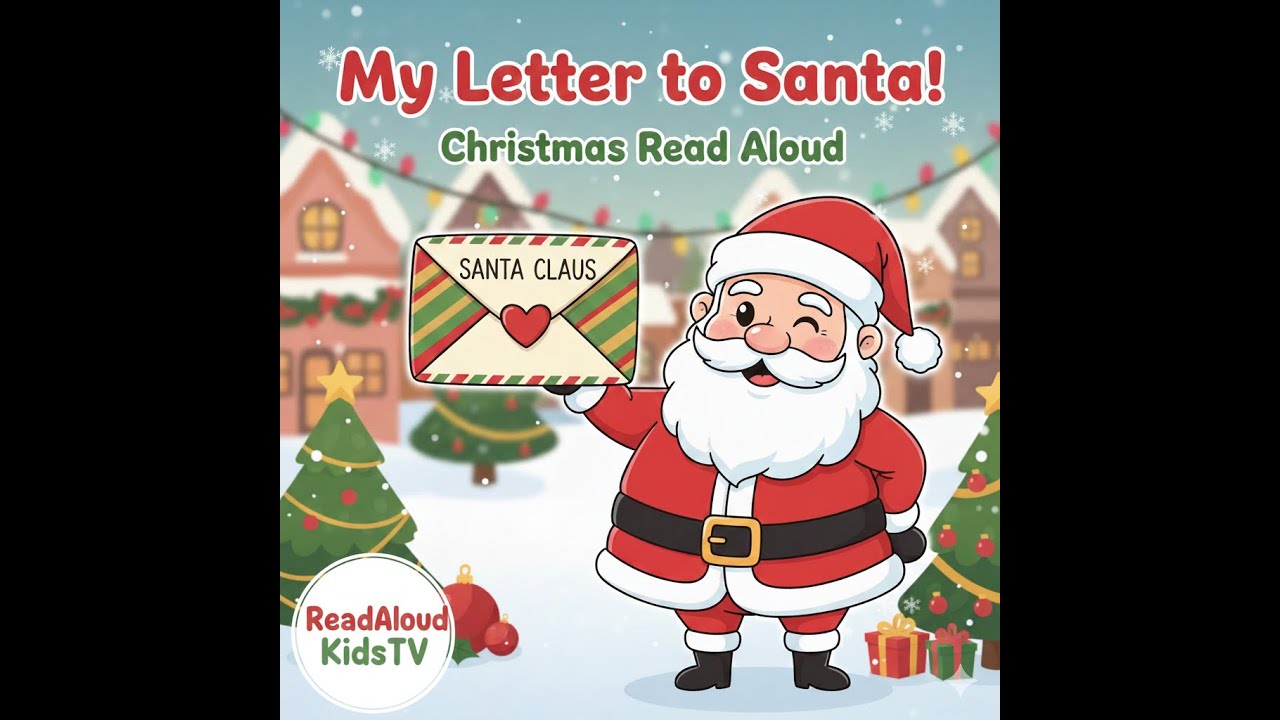 My Letter to Santa 🎅 | Christmas Read Aloud for Kids | 12 Days of ...
