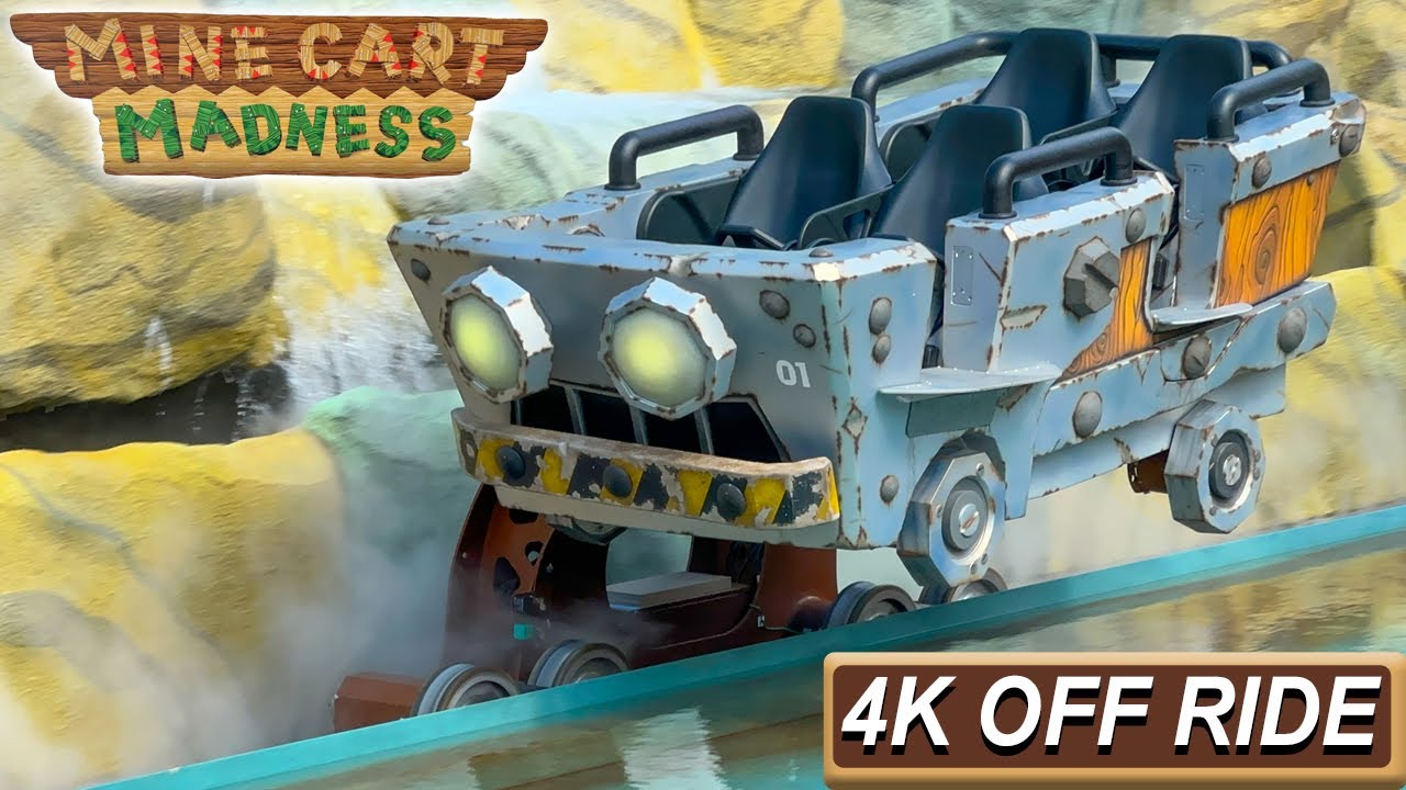 Mine Cart Madness **NEW FOR 2025** (4K OFF Ride)- Universal's Epic ...