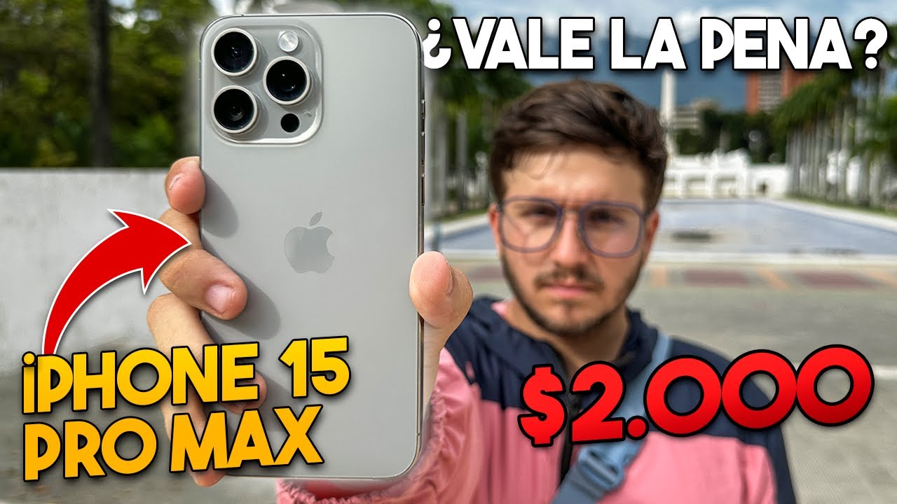 ¿Vale la pena COMPRAR el NUEVO iPHONE 15 PRO MAX? 🤑 | ¡Un celular de ...