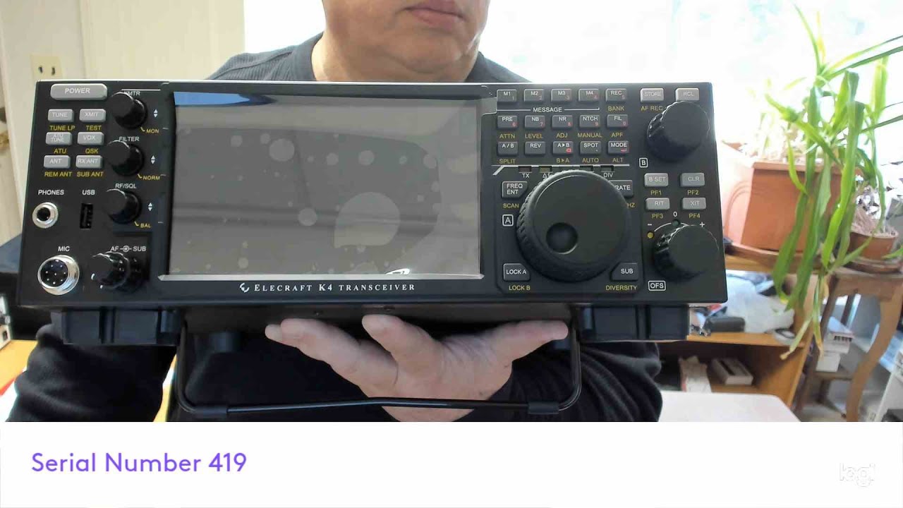 Delivery of Elecraft K4D-F at ND4X - YouTube