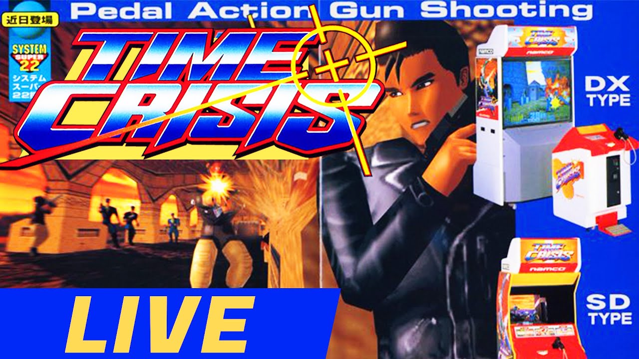 Time Crisis (Arcade, 1995) - Retroconsole Live Stream - YouTube