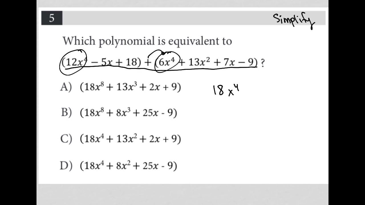 Which Polynomial Is Equivalent To 12x 4 5x 18 6x 4 13x 2 which-polynomial-is-equivalent-to-12x-4-5x-18-6x-4-13x-2