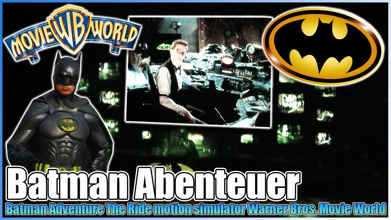 🦇Batman Adventure/Abenteuer🦇The Ride🎬Warner Bros. Movie World📽️Bottrop ...