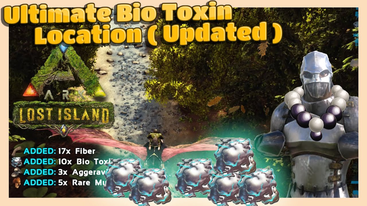 Easy Bio Toxin ( Hand Pick ) location in Lost Island in ARK Survival ...