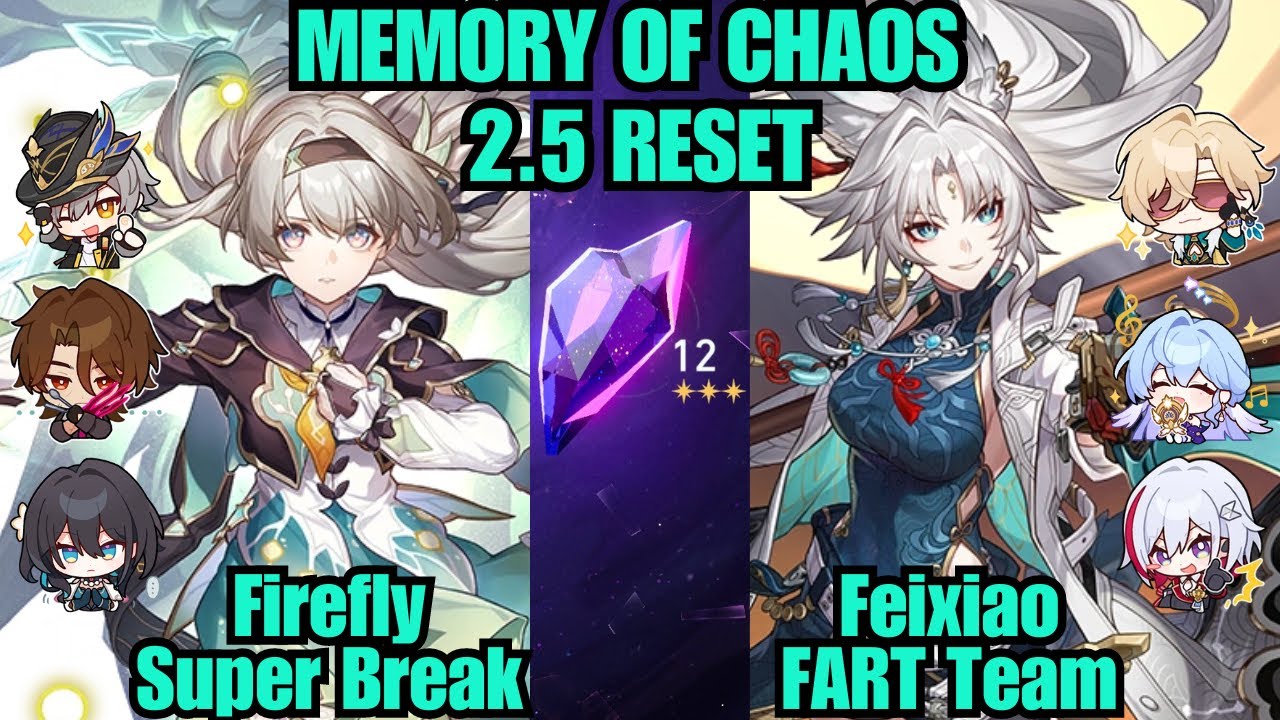 New MOC 2.5 E0 Firefly Super Break & E0 Feixiao FART Team | HSR Honkai ...