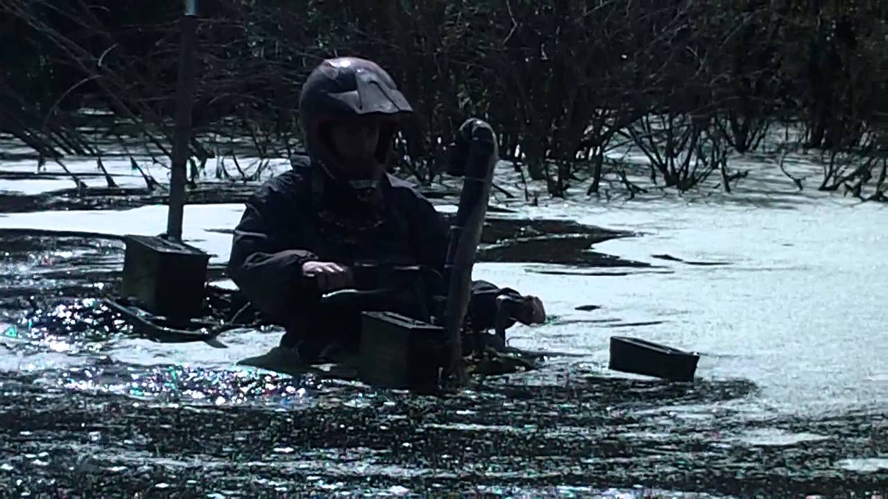 modded yamaha big bear 350 on mudzillas water bogging - YouTube
