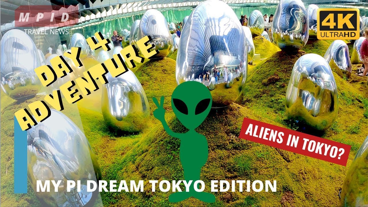 ALIEN EGGS SPOTTED IN TOKYO?: Day 4 - TeamLab Planets - YouTube