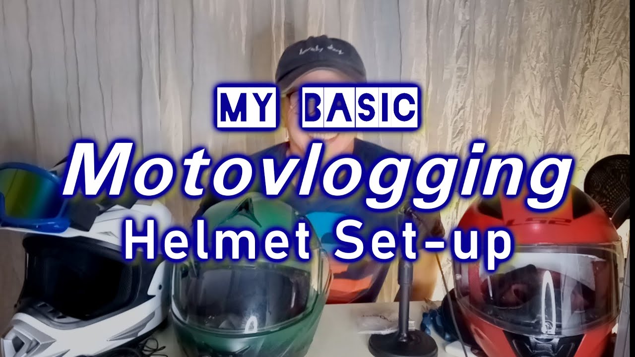 My Basic Motovlogging Helmet Set up - Tigerbug Motovlog #motovlogginghelmet #helmetsetup #RXR # ...