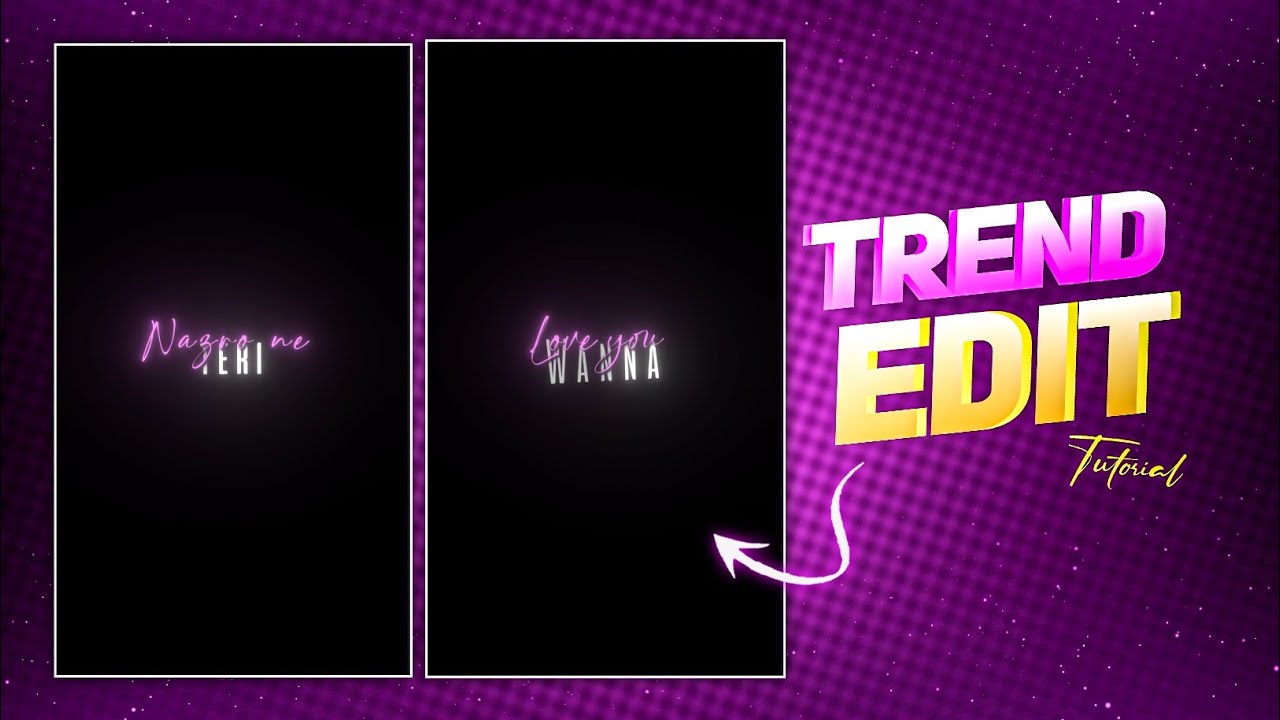 New Trending Reels Lyrics video editing in Alight Motion | Alight motion text animation | Saeed ...