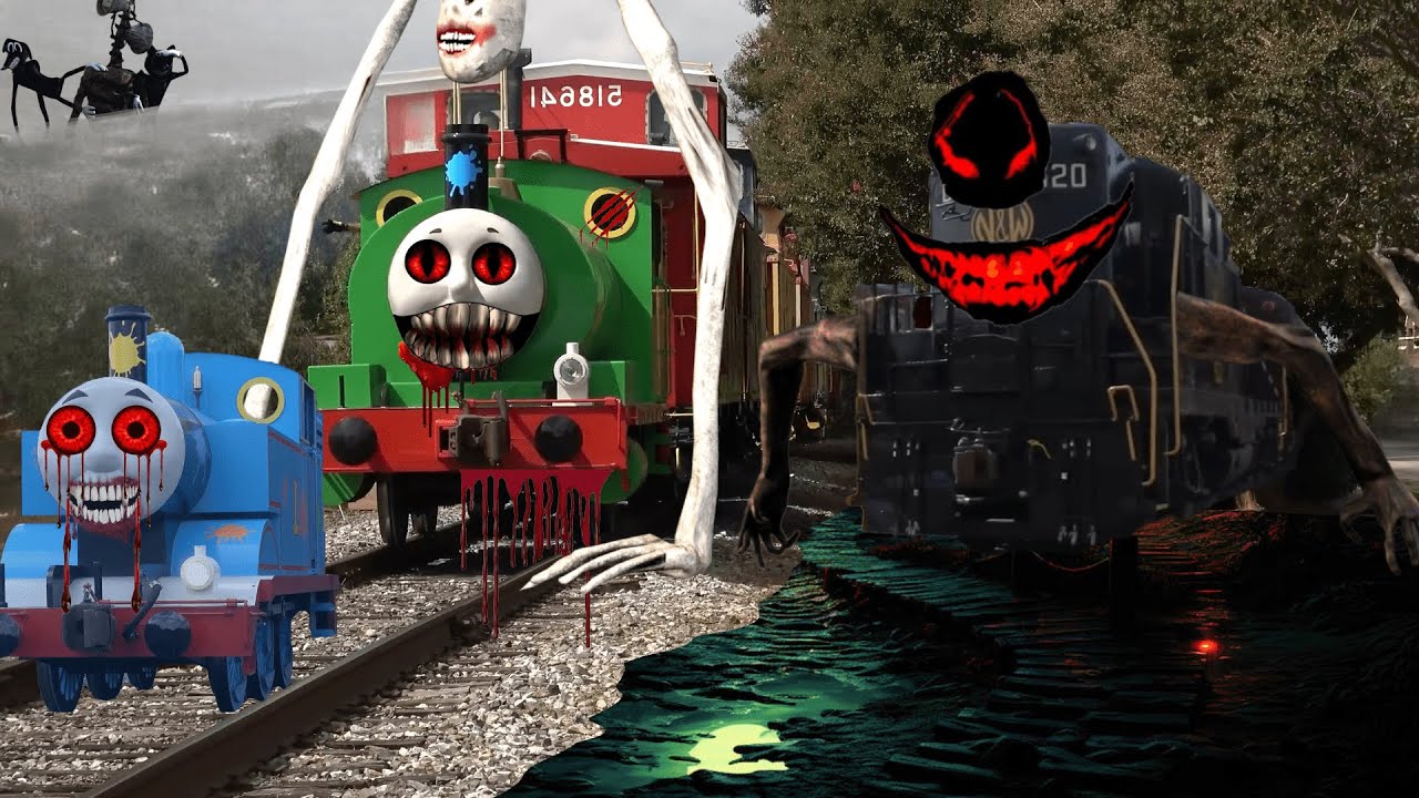 Haunted Thomas Train Scary Thomas Train / Horrible Thomas /Scary Train ...