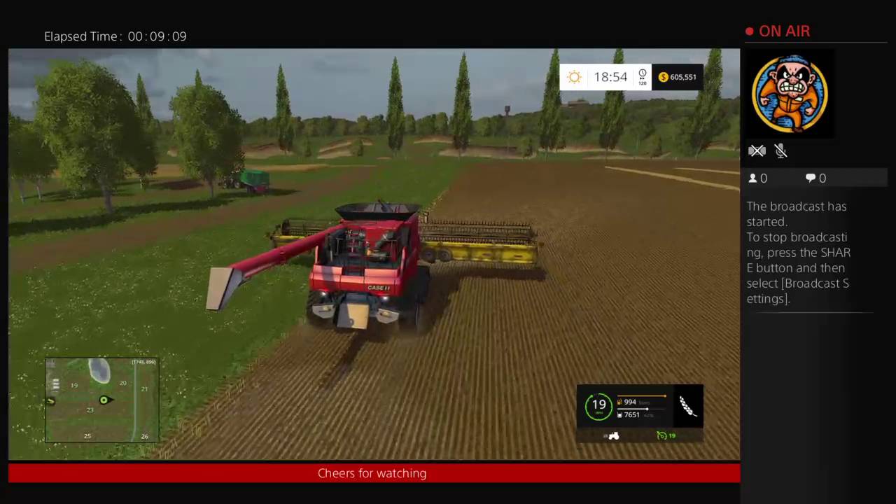 Farming simulator 15 , harvesting wheat - YouTube