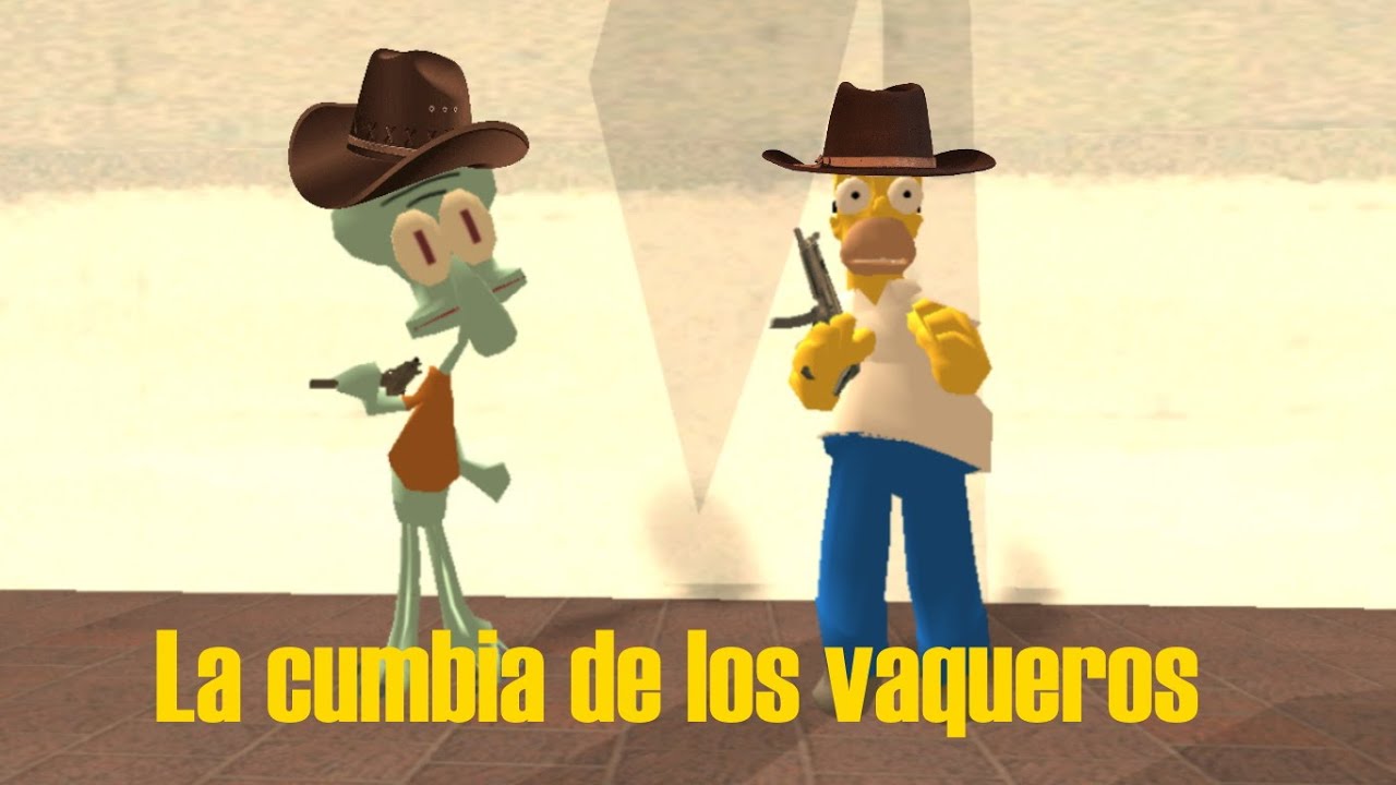 "La Cumbia de los Vaqueros" ft. Homero simpson - YouTube
