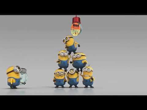 Good morning funny video minions for whatsapp