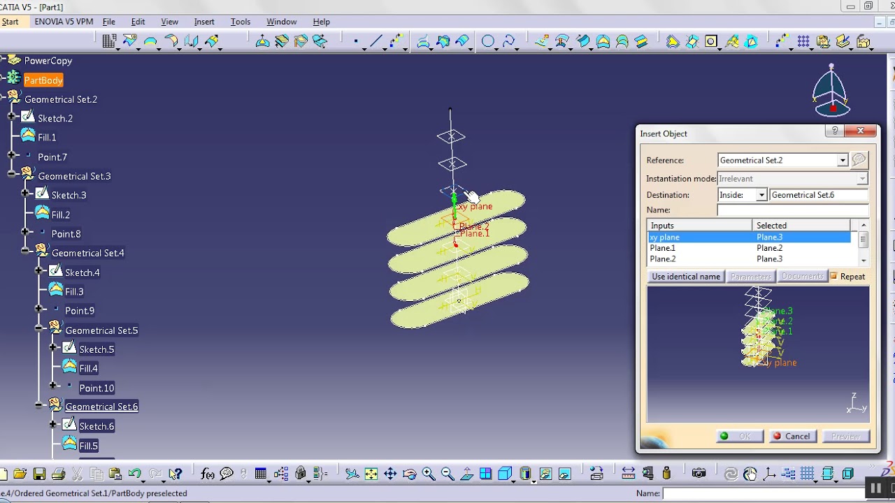 power copy catia - YouTube