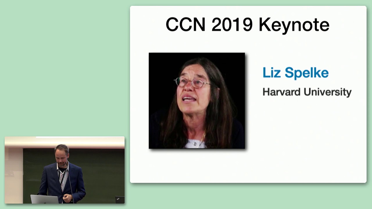 CCN 2019: Opening Remarks and Keynote KN-1: Elizabeth Spelke - YouTube