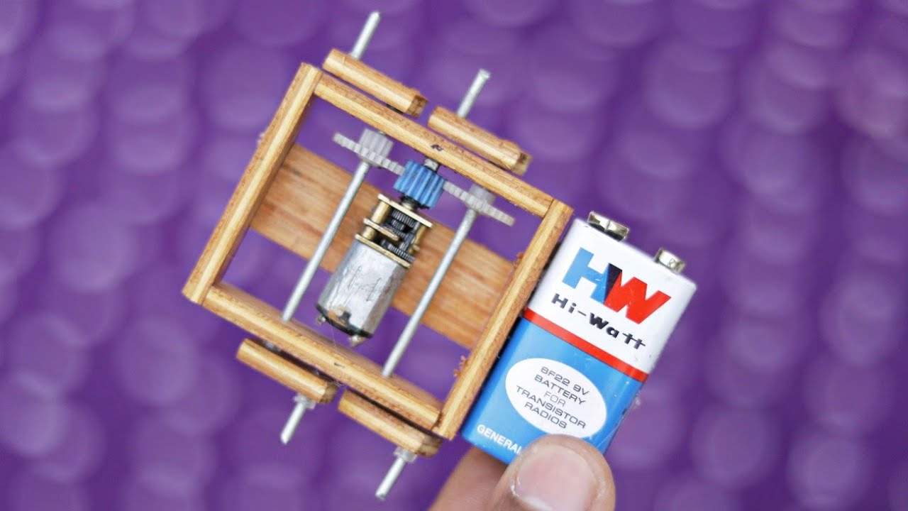 Amazing DIY idea from DC Motor - YouTube