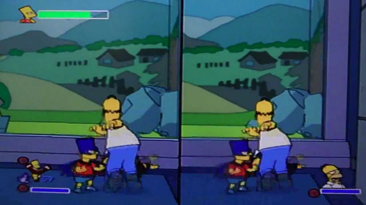 The Simpsons Game Co-op Playthrough Ft my Bro part 2 - YouTube