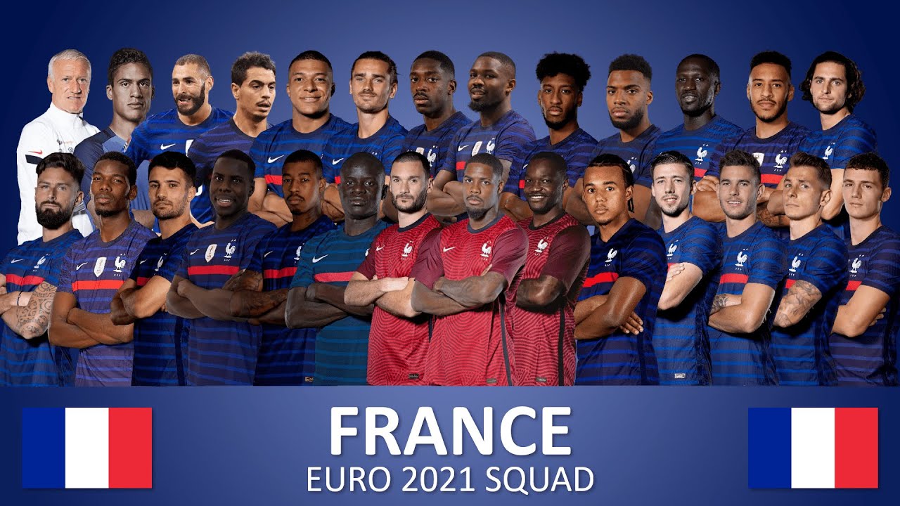 FRANCE EURO 2021 SQUAD | OFFICIAL PLAYERS AND NUMBERS | LES BLEUS | ft ...