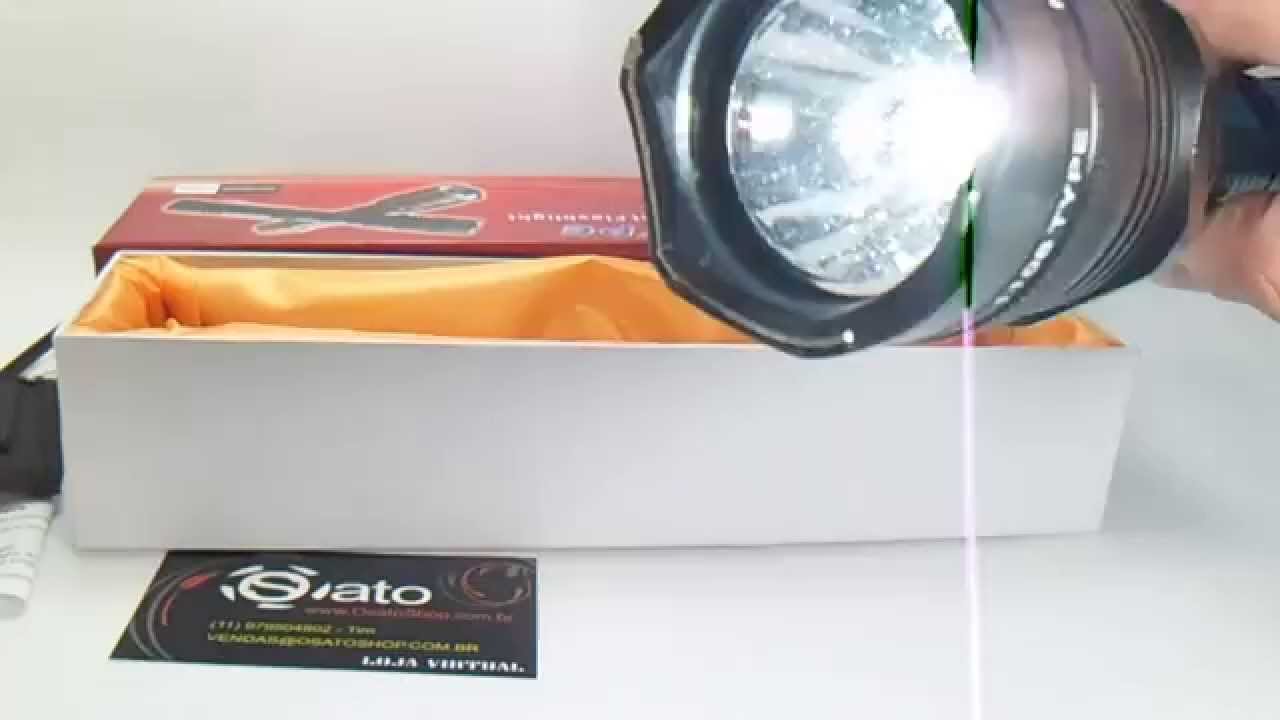 Lanterna Choque Grande Ultra Potente - YouTube