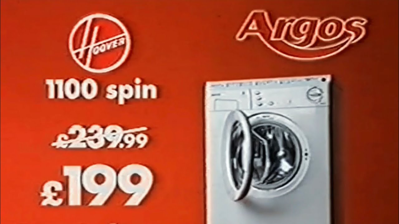 2004: Argos [Hoover Washing Machine] - YouTube