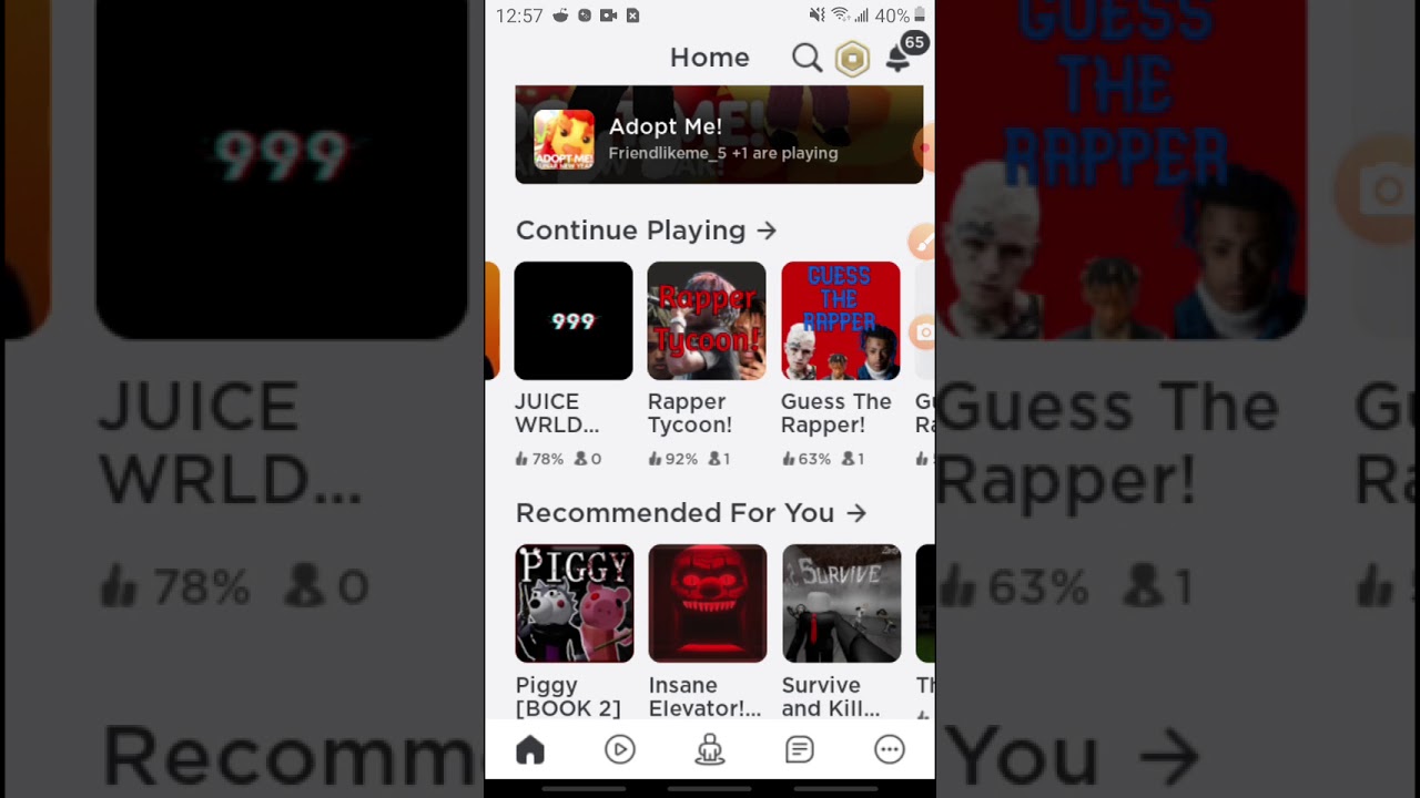 Roblox Easy Rapper Name RobloxGame - YouTube