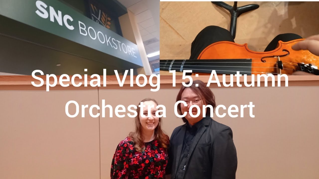 Special Vlog 15: Autumn Orchestra Concert - YouTube