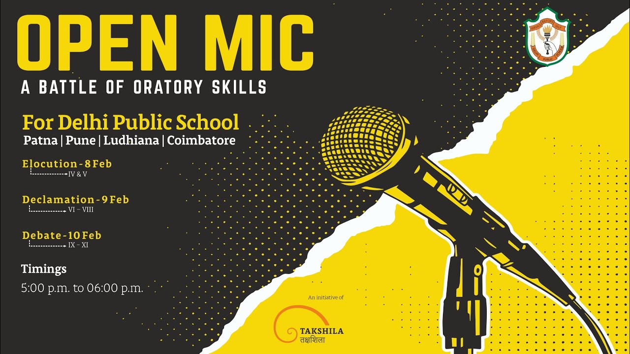 Open Mic: A Battle of Oratory Skills | Declamation Finale 2023 - YouTube