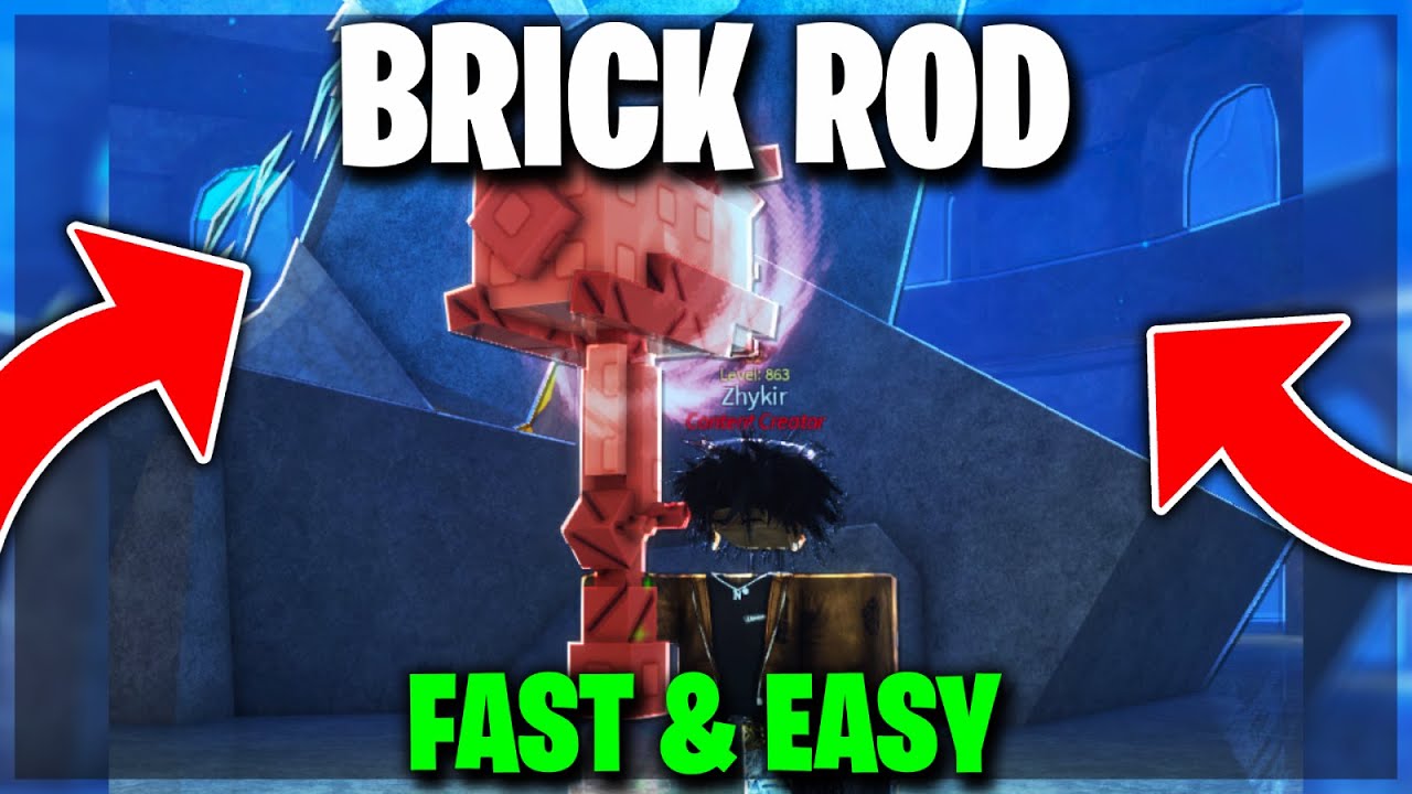 How To Get BRICK ROD in Roblox FISCH! (NEW EASIEST GUIDE) - YouTube